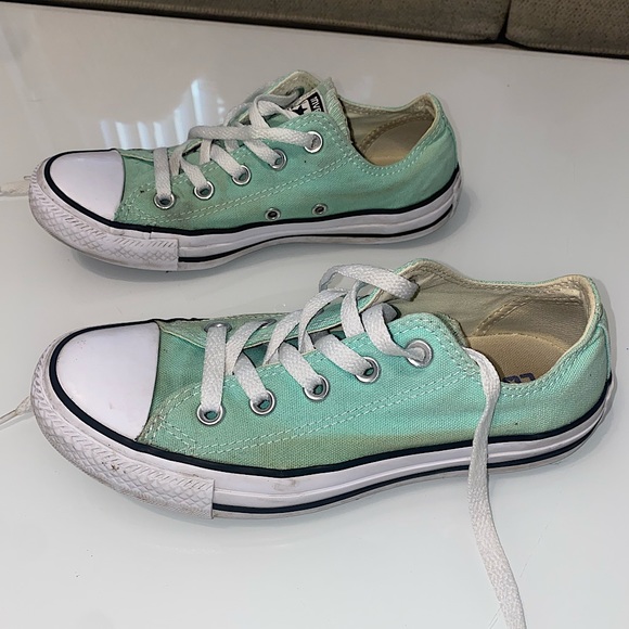 Converse | Shoes | Mint Colored Converse | Poshmark